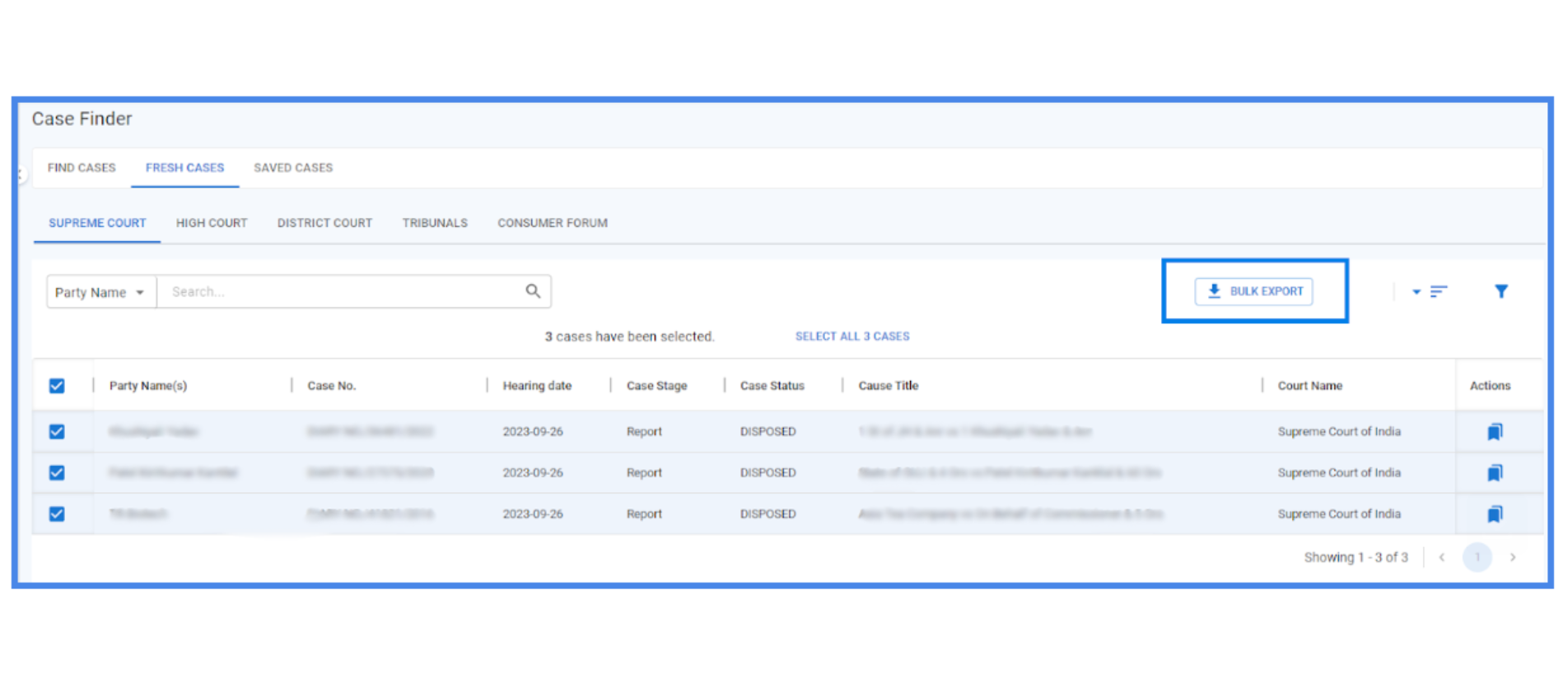 Case Finder: Simplifying Legal Case Management | Credgenics